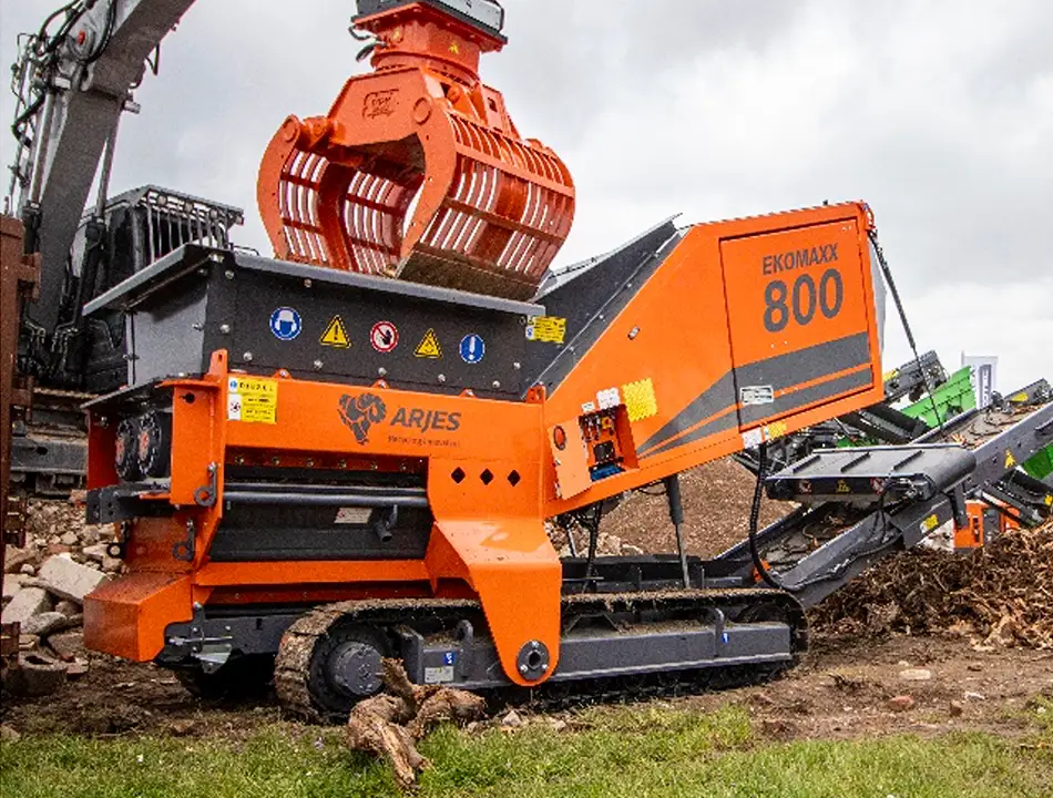 Zweiwellenbrecher Arjes EKOMAXX 800 – Teufelsmoor Baumaschinen GmbH